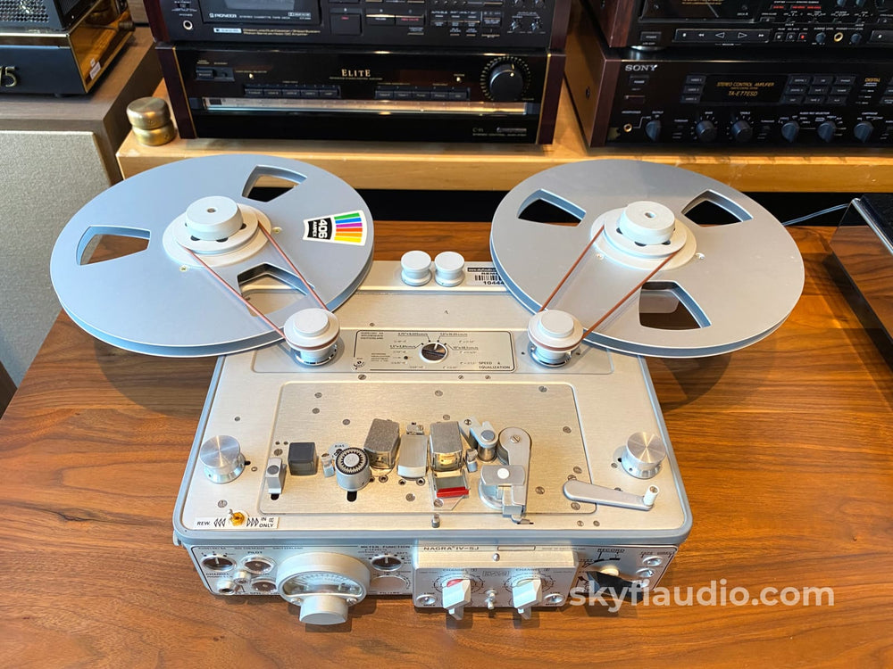 Nagra IV-SJ Reel to Reel with Accessories and 10" Adapters