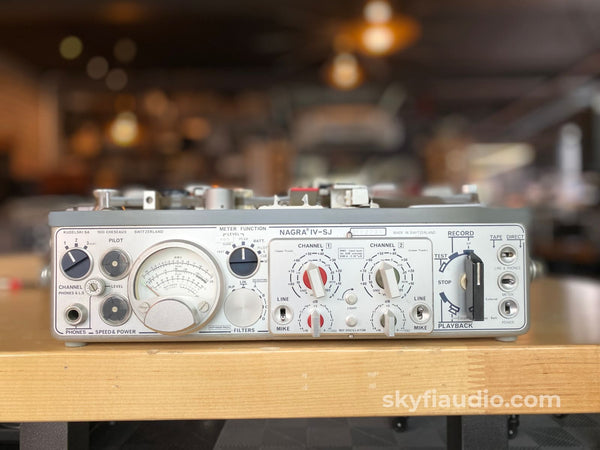 Nagra IV-SJ Reel to Reel With Accessories – SkyFi Audio