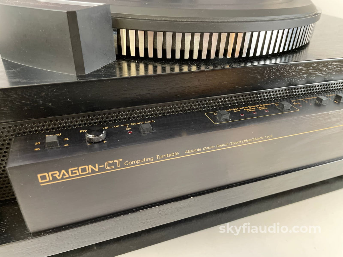 Nakamichi DRAGON-CT Computing Turntable - Super Rare Masterpiece from