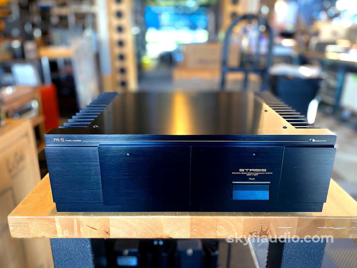 Nakamichi PA-5 STASIS Vintage Solid State Amplifier, 100W x 2