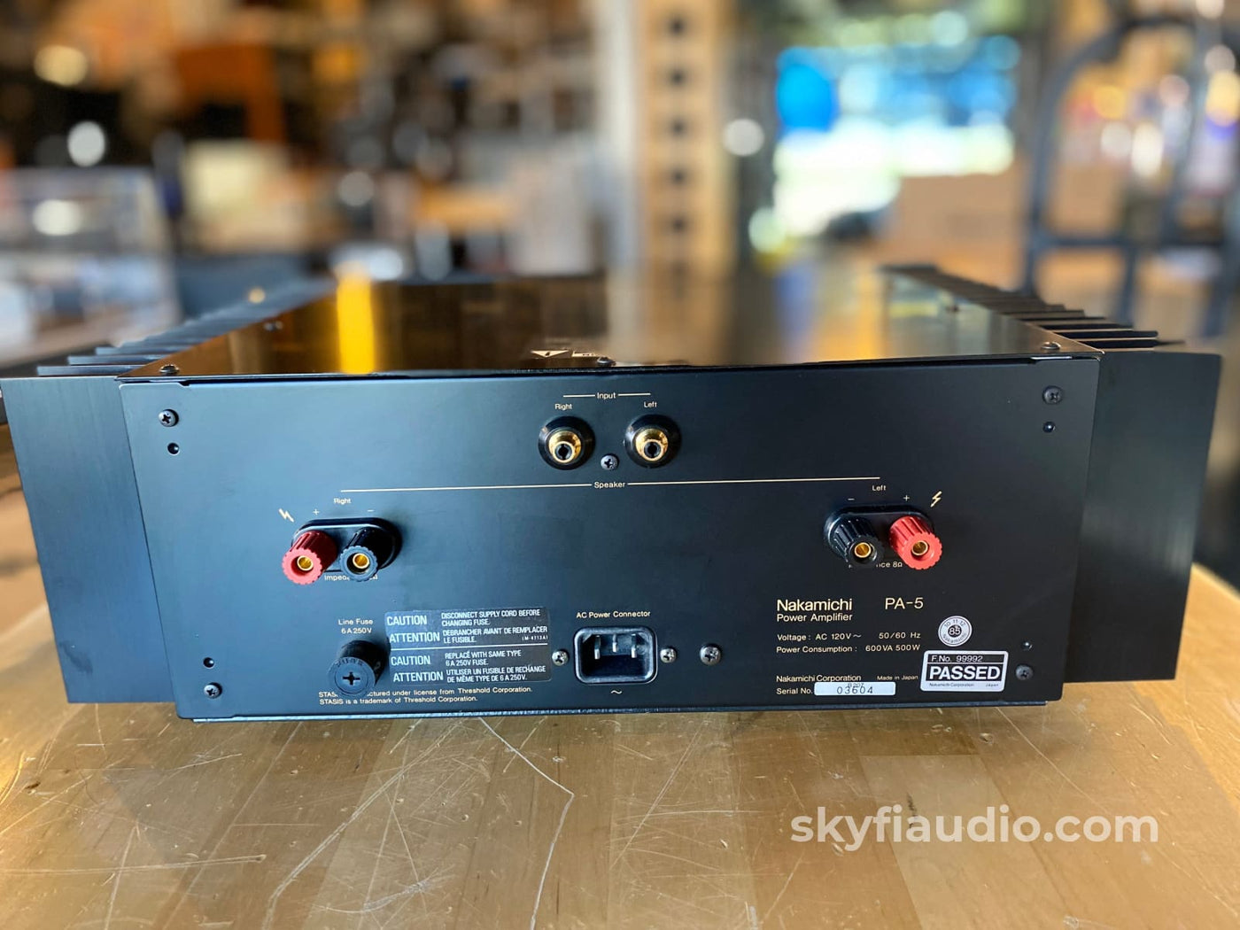 Nakamichi PA-5 STASIS Vintage Solid State Amplifier, 100W x 2