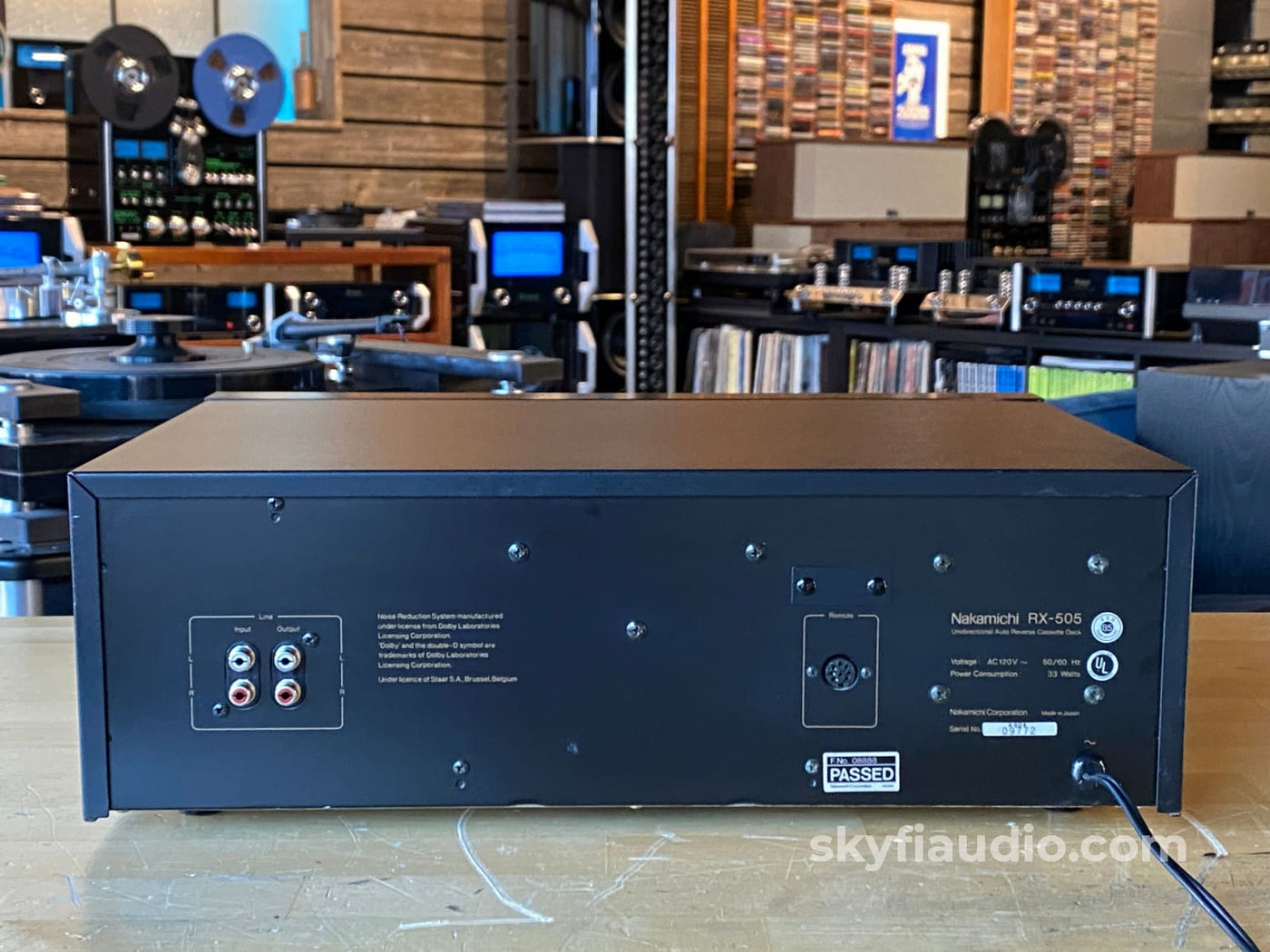 Nakamichi RX-505 Tape Deck - 3 Heads With Unique Auto Reverse - Just S