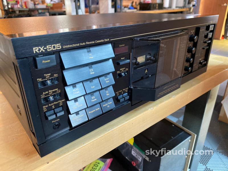 Nakamichi RX-505 Tape Deck - 3 Heads with Unique Physical Auto Reverse – SkyFi Audio