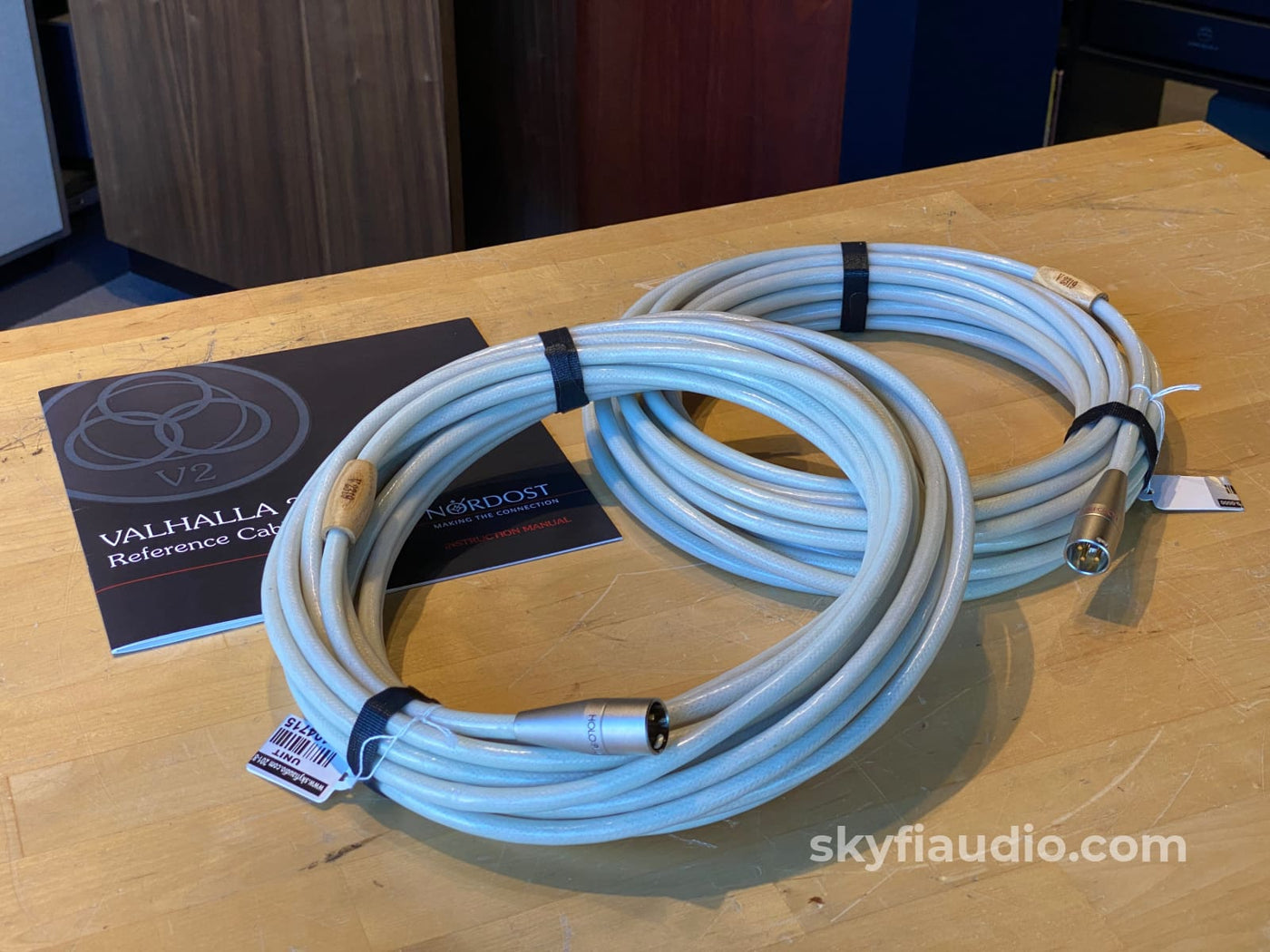 Nordost Valhalla 2 Reference XLR Audio Interconnects (Pair) 11 Meters