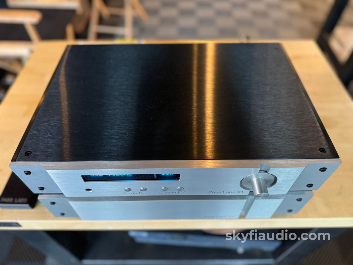 Pass Labs X1 Two Piece Preamp, Just Serviced