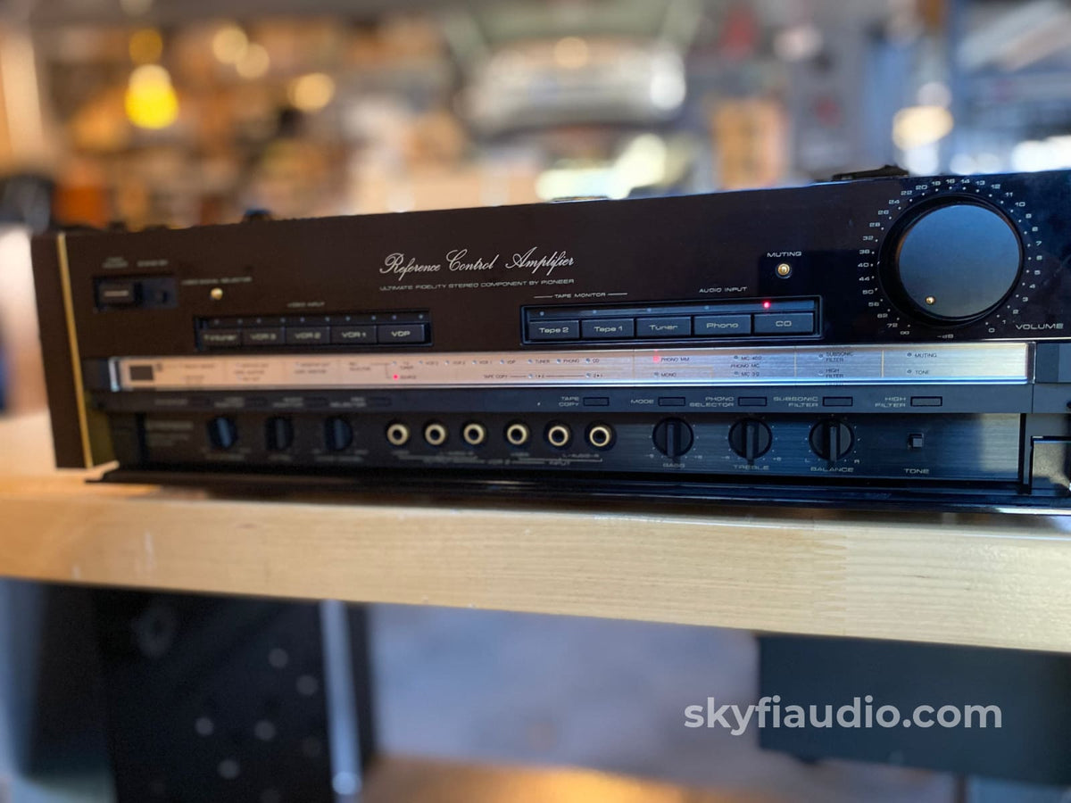 Pioneer Elite C-90 Reference Preamp w/MM Step-Up Transformer Phono Sta