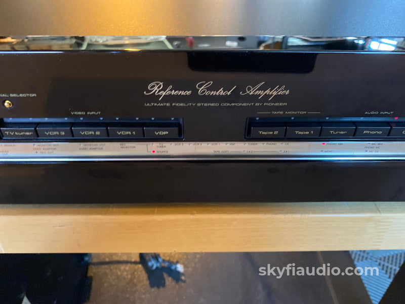 Pioneer Elite C-90 Reference Preamp w/MM Step-Up Transformer Phono Sta