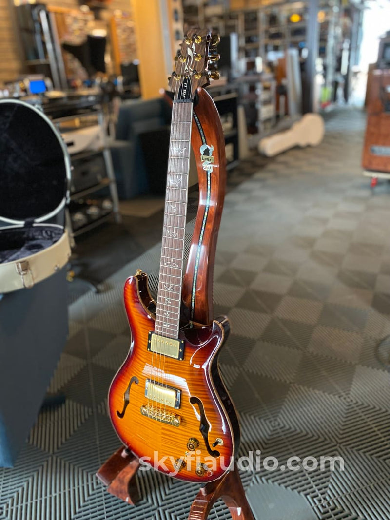 PRS Paul Reed Smith HBII 25th Anniversary Hollow Body Guitar - Fire Re