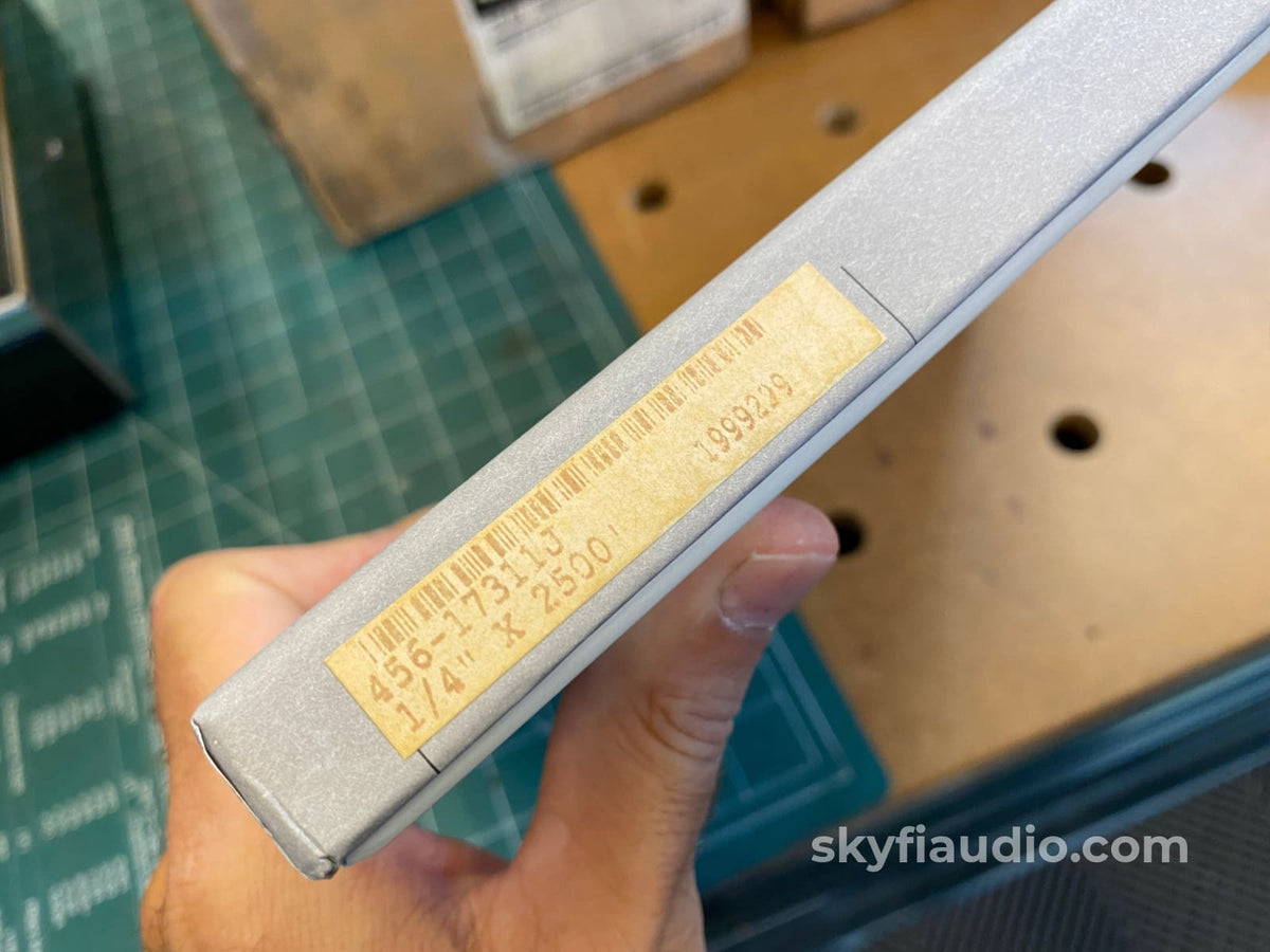 Quantegy 456 GRAND MASTER Studio Audio Tape 1/4" 2500' - NEW OLD STOCK