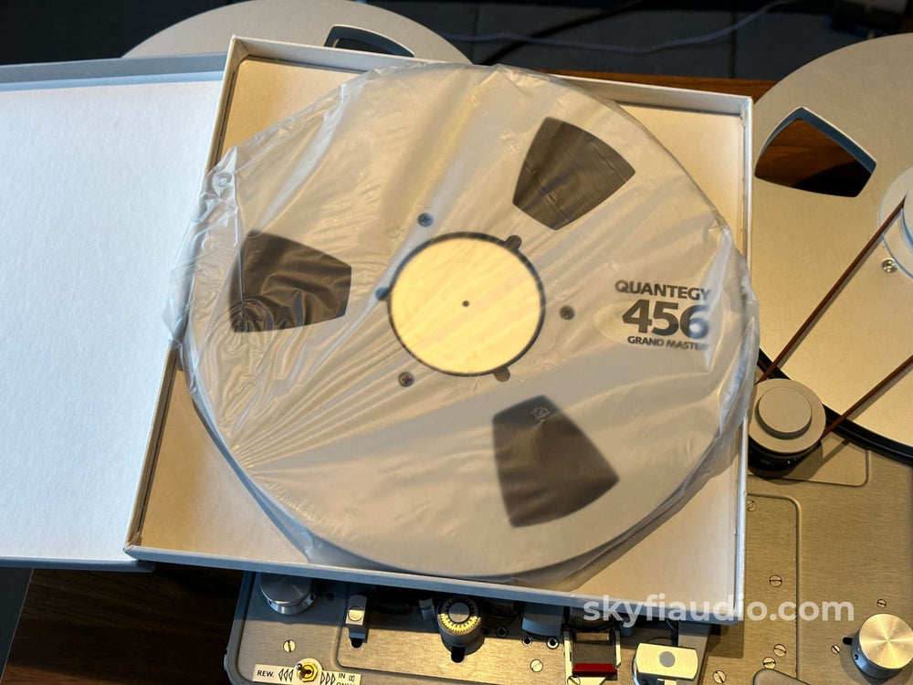 Quantegy 456 GRAND MASTER Studio Audio Tape 1/4" 2500' - NEW OLD STOCK