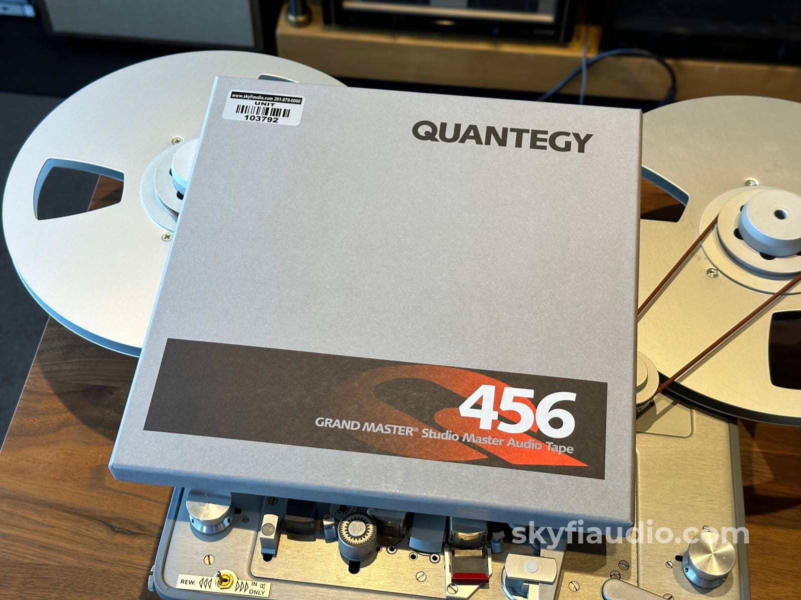 Quantegy 456 GRAND MASTER Studio Audio Tape 1/4" 2500' - NEW OLD STOCK