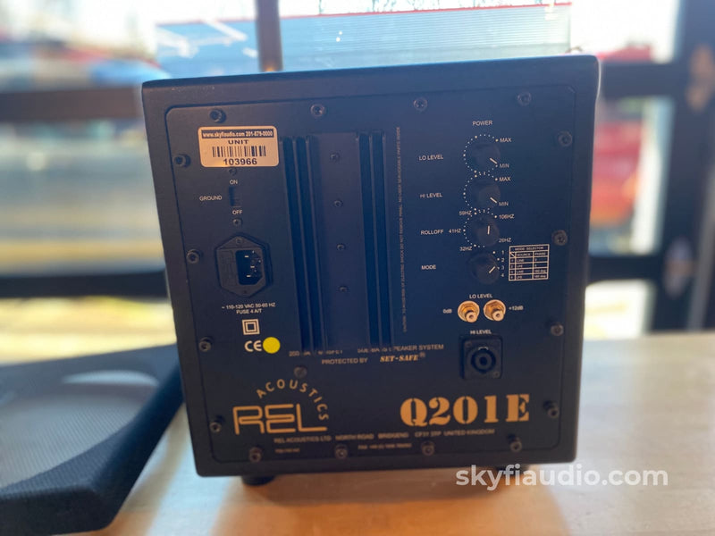 REL Acoustics Q201E 10" 200W Powered Subwoofer
