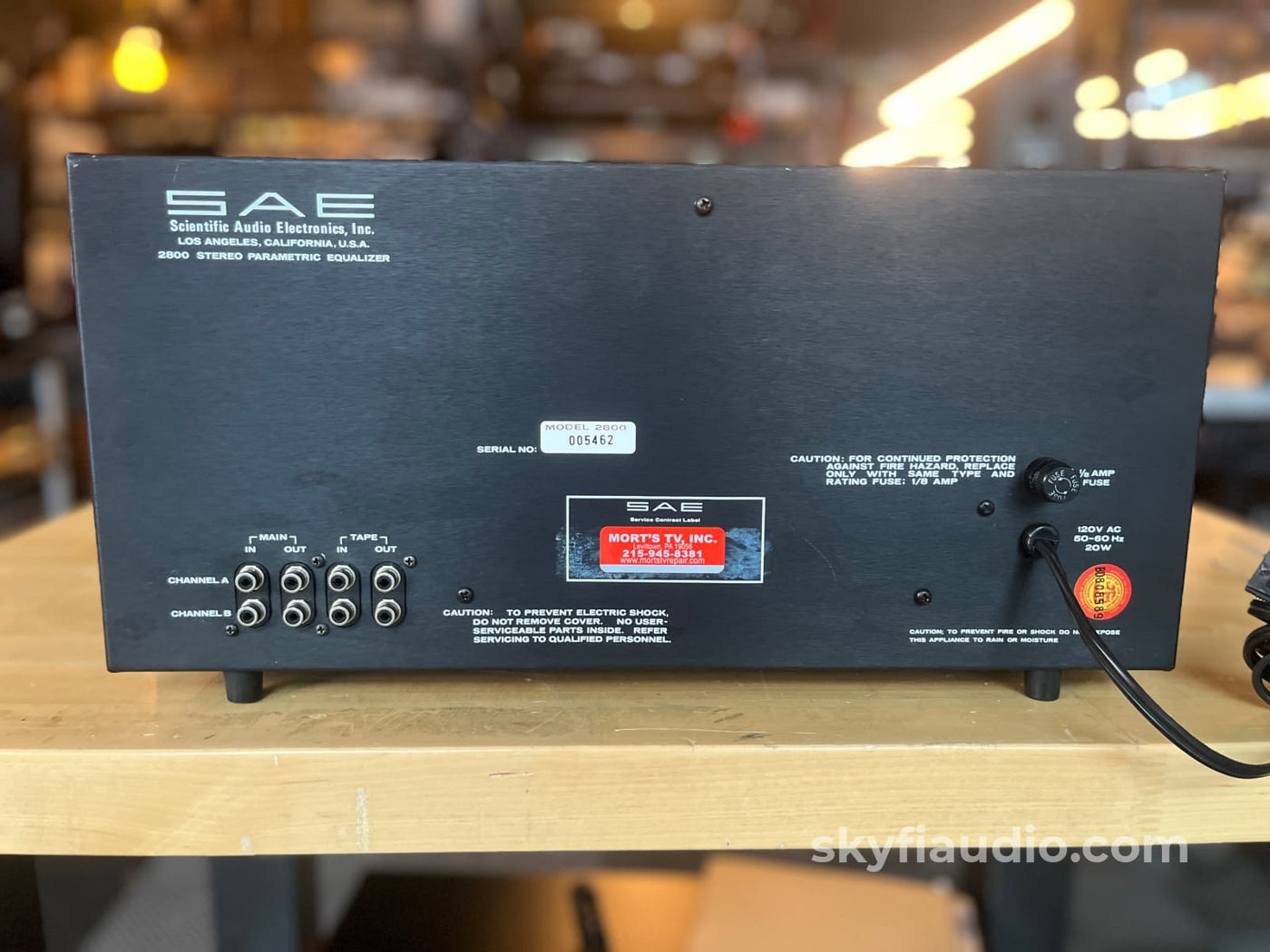 SAE 2800 Solid State Stereo Parametric Equalizer - Super Cool