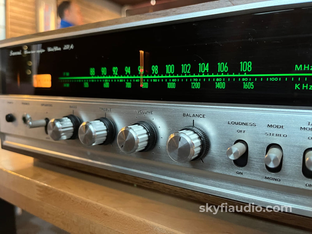 Sansui 350A Vintage and Classic Stereo Receiver - 20 WPC with Phono