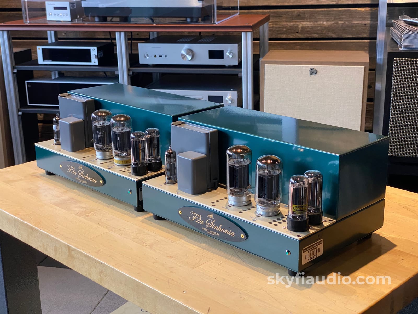 Shindo Laboratory Sinhonia F2a Tube Monoblock Amplifiers - Uber Rare