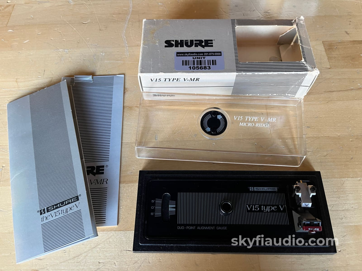Shure V15 Type V-MR MM Phono Cartridge - Complete Kit