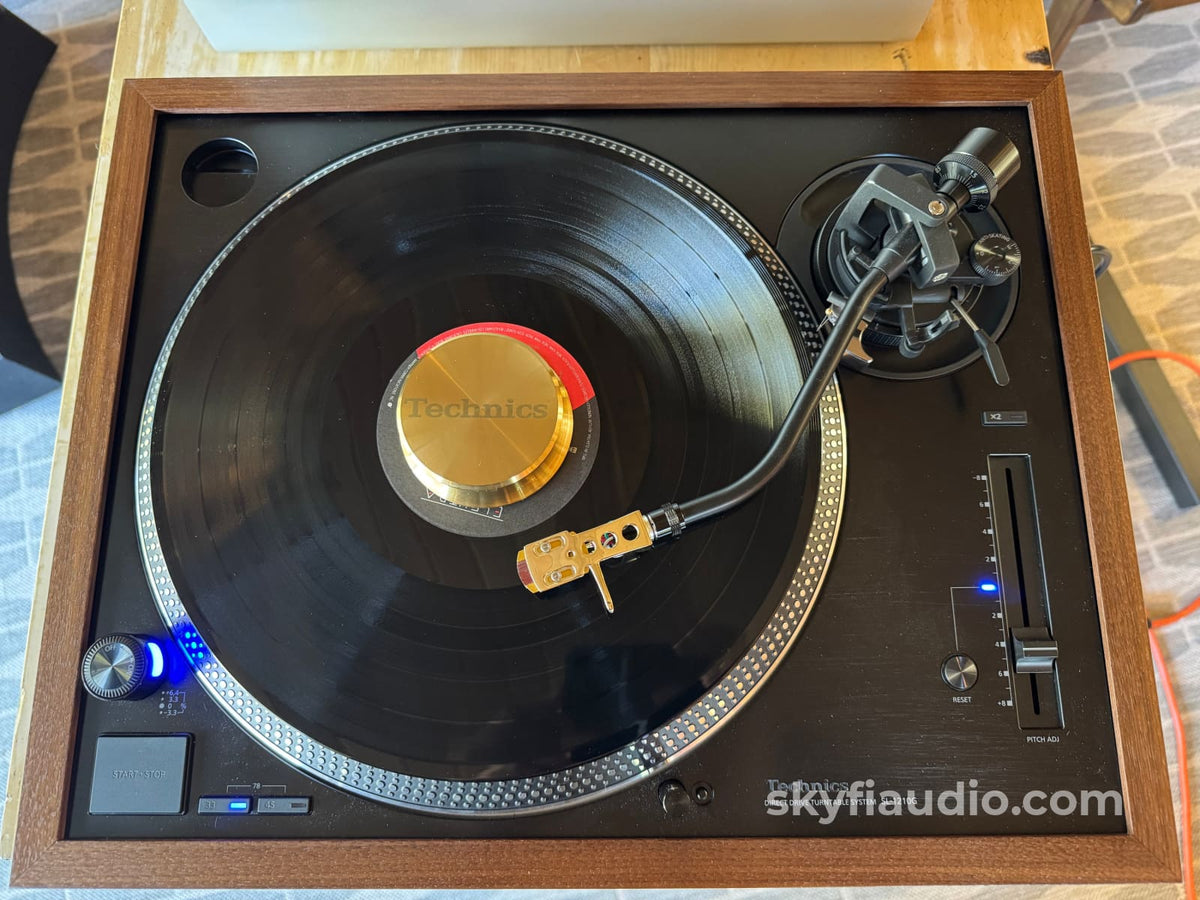 SkyFi Record Puck – Solid Polished Brass - Perfect for Technics Turnta