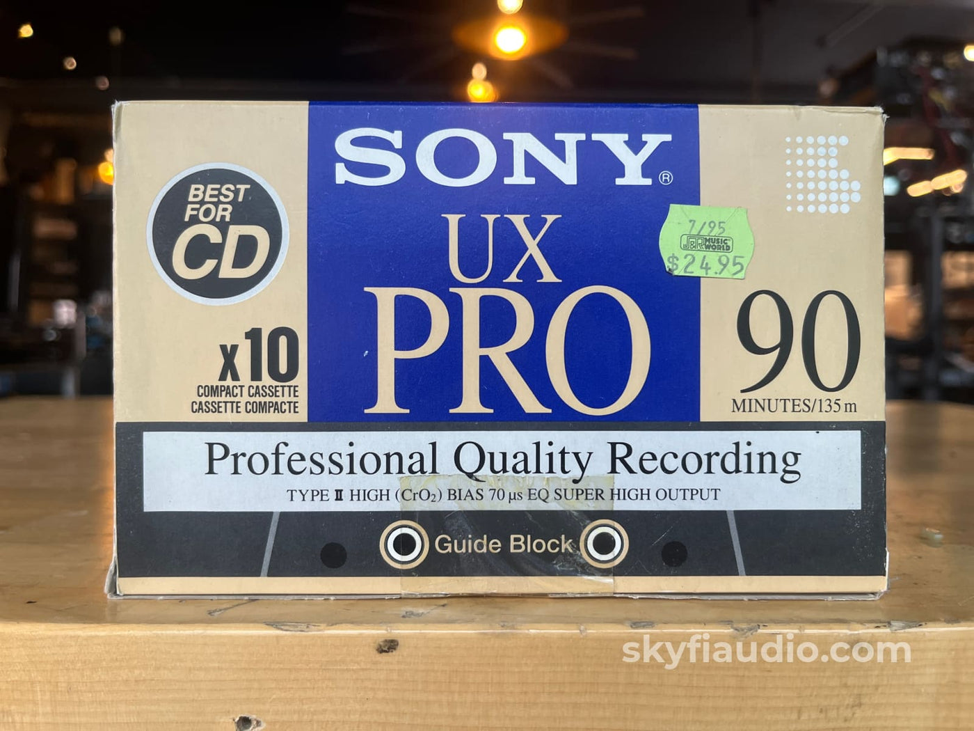 Sony C-90UXPRO Type II Cassette Tapes (10 Pack) - NOS