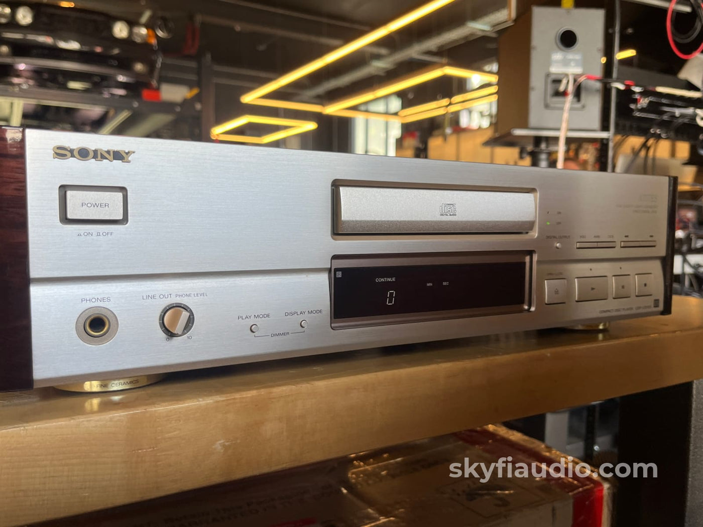 Sony CDP-X707ES CD Player - Serviced - Rare Champagne Finish w/US Volt