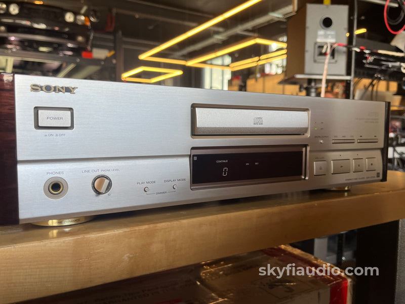 Sony CDP-X707ES CD Player - Serviced - Rare Champagne Finish w/US Volt