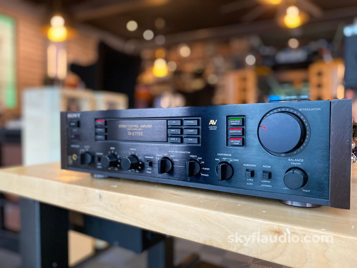 Sony TA-E77ES Super Rare All-Analog Preamplifier - Limited Production