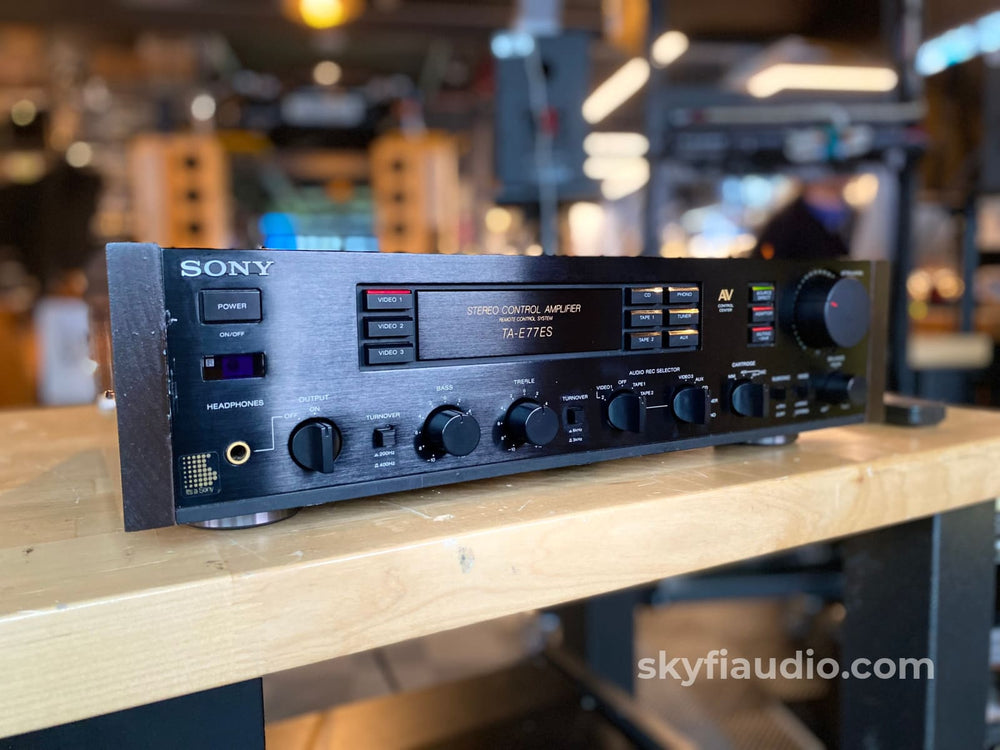 Sony TA-E77ES Super Rare All-Analog Preamplifier - Limited Production