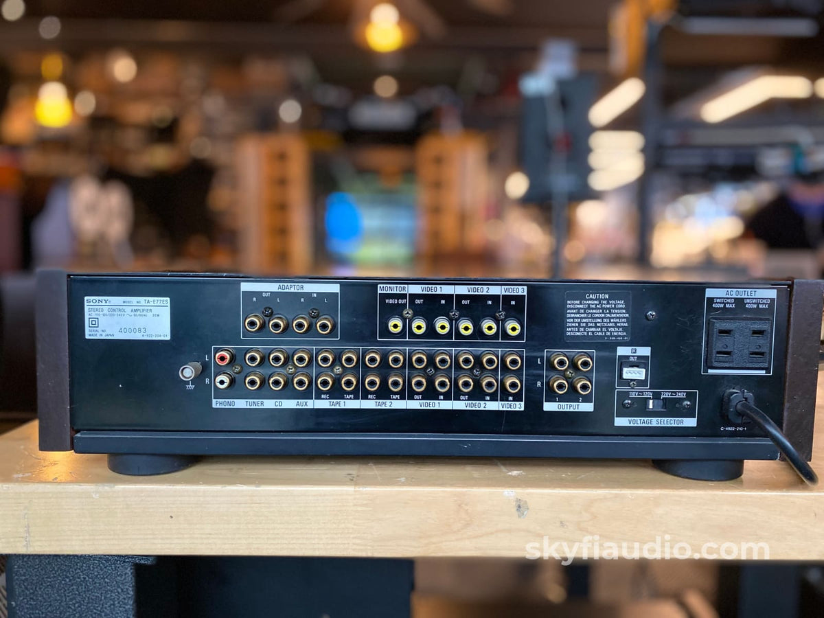 Sony TA-E77ES Super Rare All-Analog Preamplifier - Limited Production