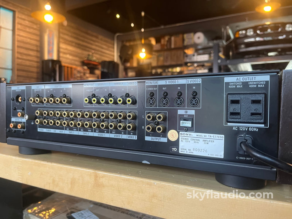 Sony TA-E77ESD Preamplifier - Best Sony Preamplifier