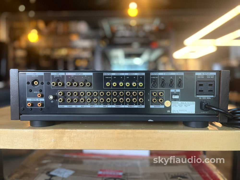 Sony TA-E77ESD Preamplifier - Best Sony Preamplifier
