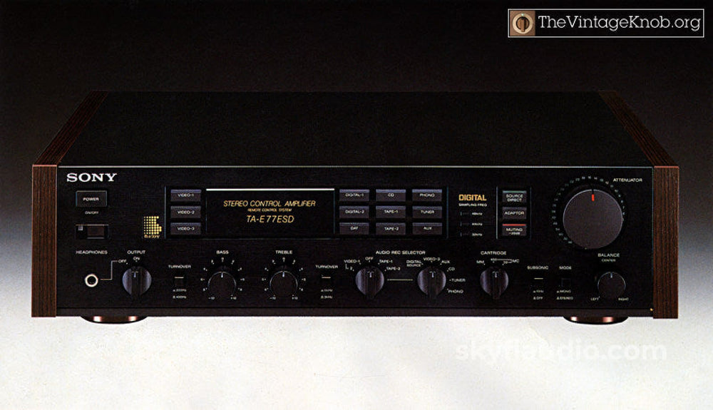 Sony TA-E77ESD Preamplifier - Best Sony Preamplifier