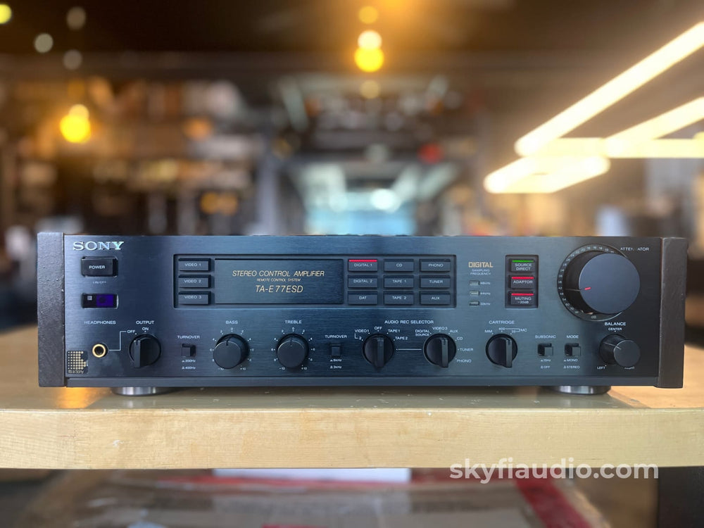 Sony TA-E77ESD Preamplifier - Best Sony Preamplifier