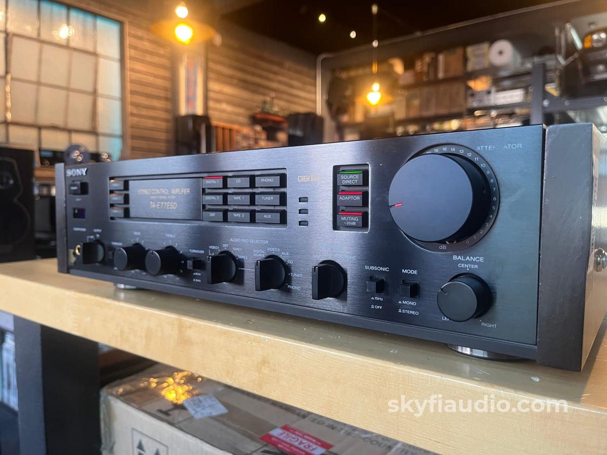 Sony TA-E77ESD Preamplifier - Best Sony Preamplifier