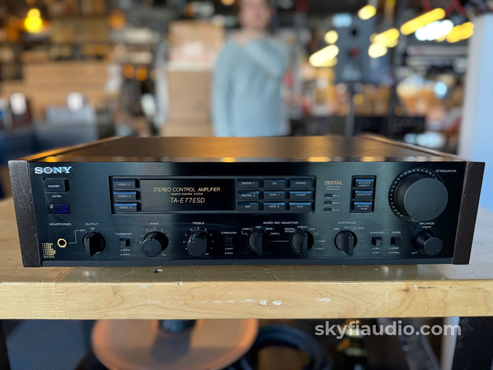Sony TA-E77ESD Vintage Preamp - See Video