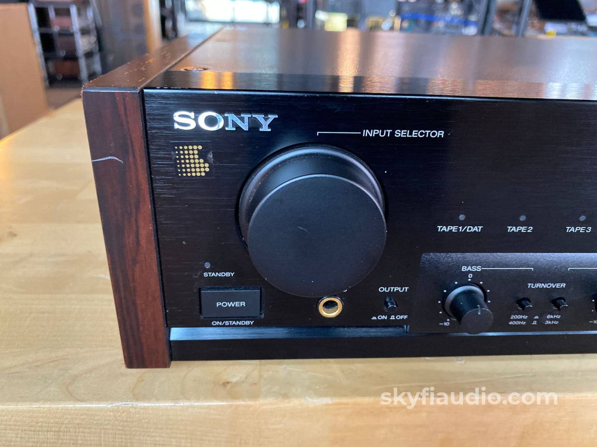 Sony TA-E80ES Analog Preamp with Phono, Watch Video!