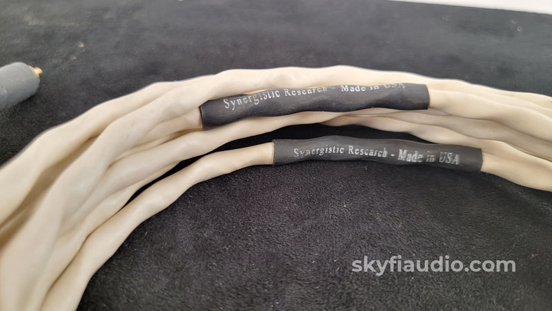 Synergistic Research Alpha Sterling RCA Interconnects - 8 Feet – SkyFi Audio
