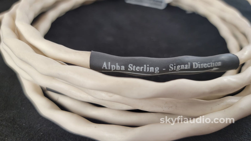 Synergistic Research Alpha Sterling RCA Interconnects - 8 Feet