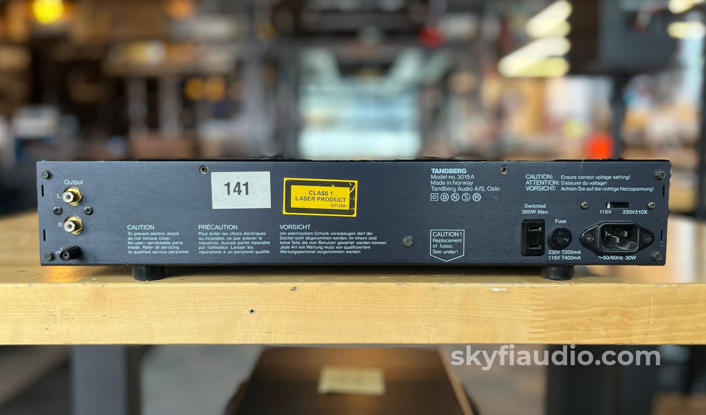 Tandberg 3015A CD Player - Super Rare