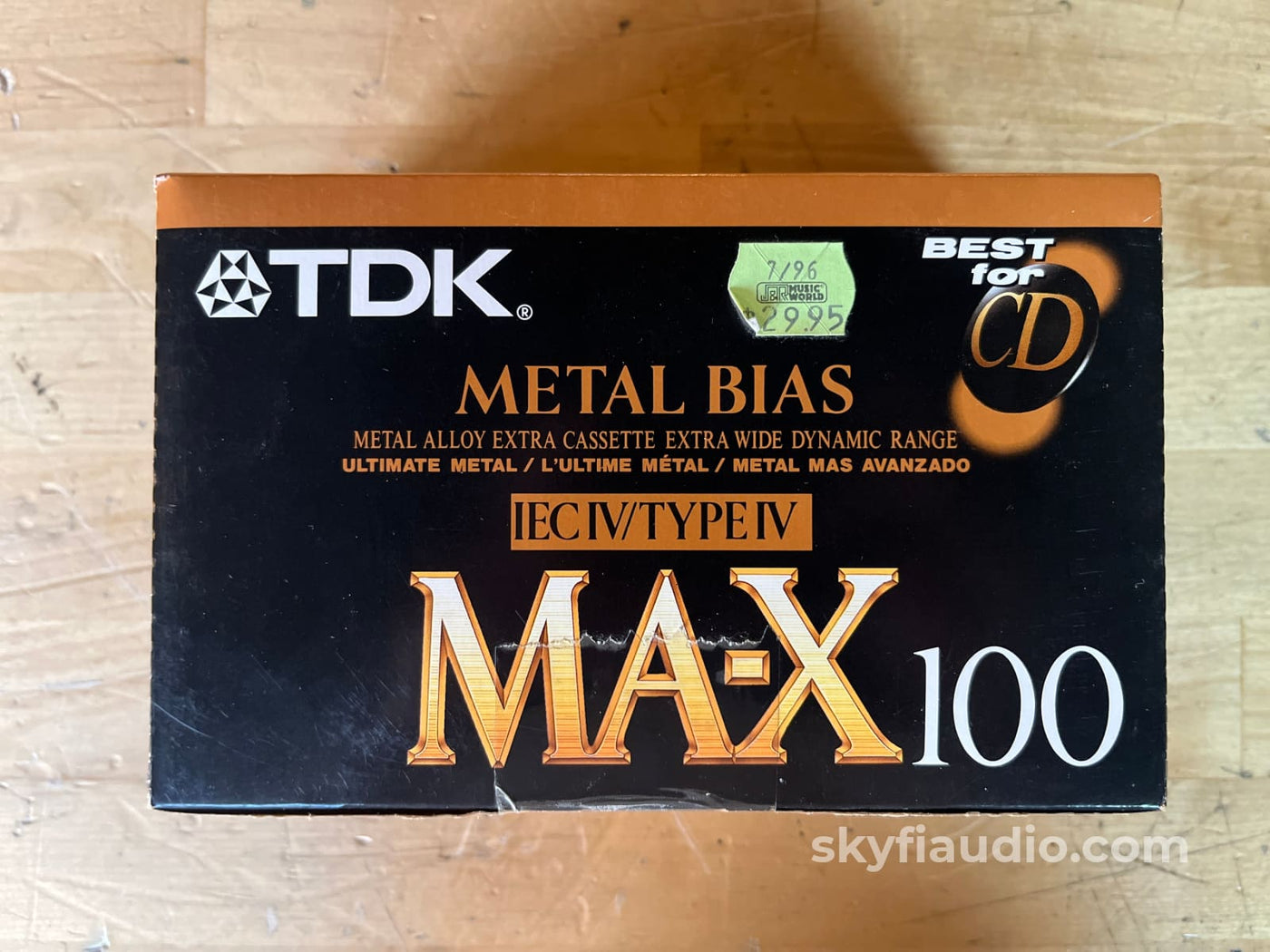 TDK MA-X100 Type IV Metal Cassette Tapes (10 Pack) - NOS