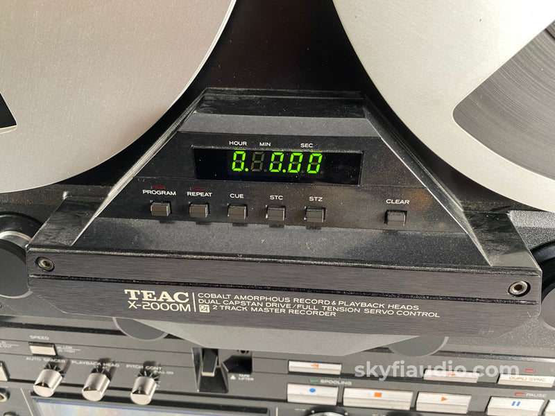 Teac X-2000M Reel to Reel Machine, 2 or 4 Track Capable, As Seen In Pu
