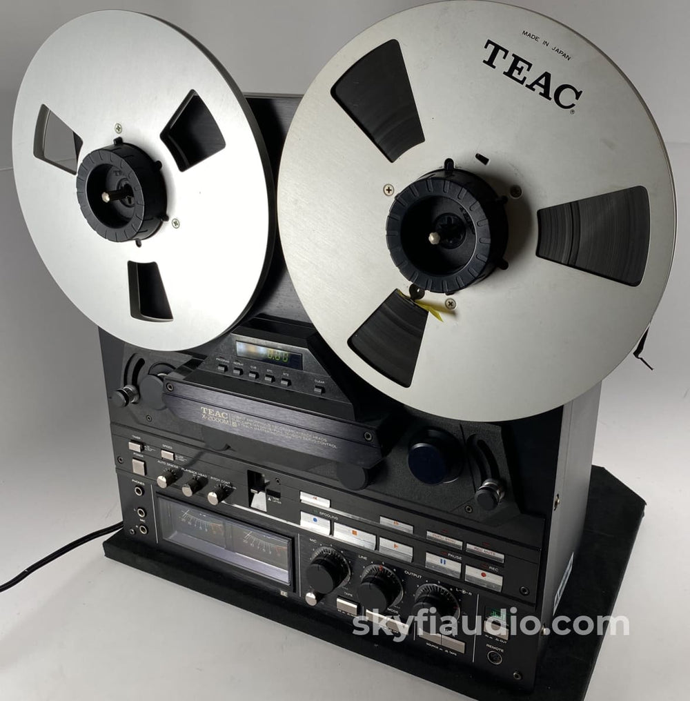 Teac X-2000M Reel to Reel Machine, 2 or 4 Track Capable, As Seen In Pu