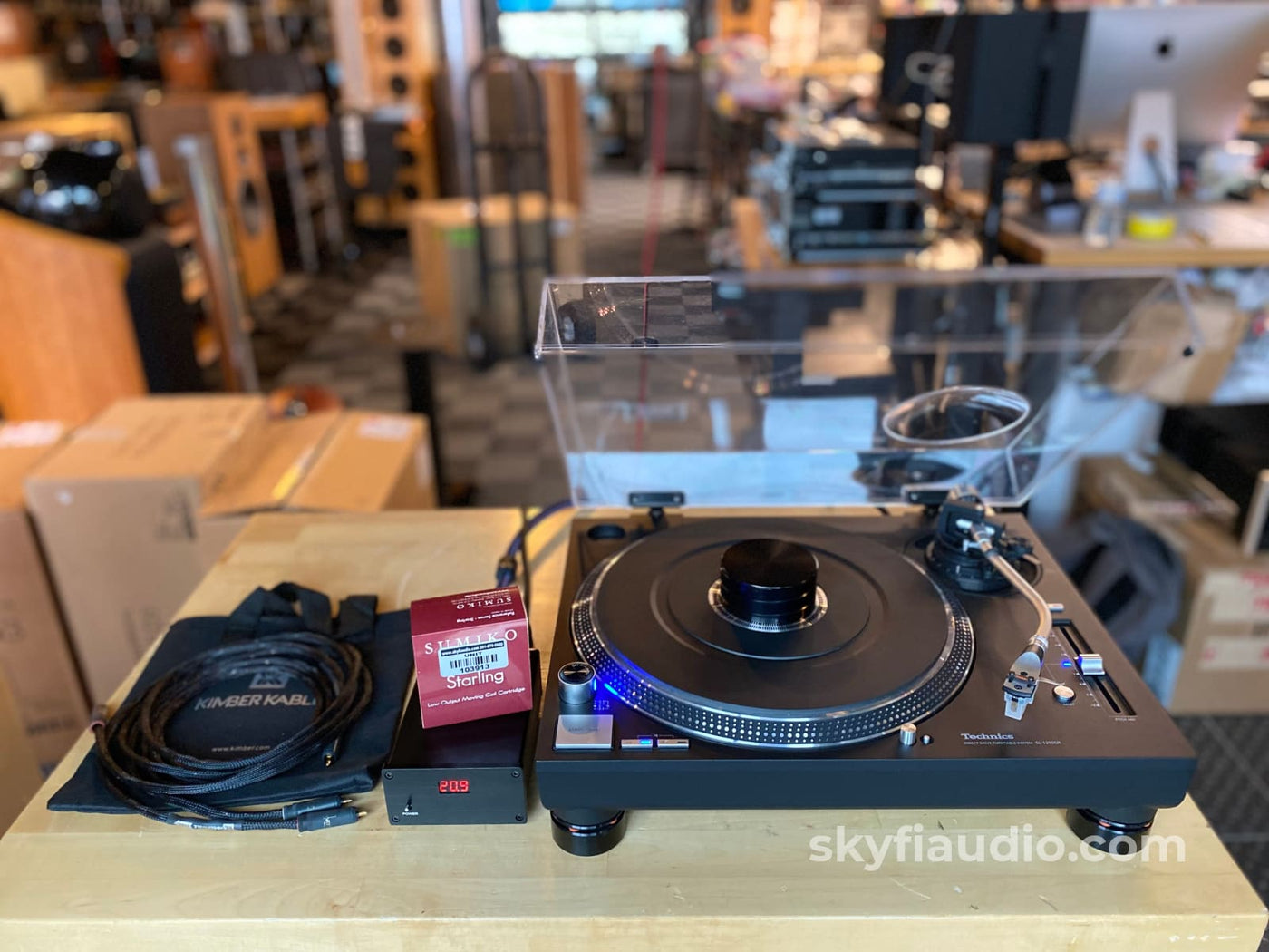Technics SL-1210GR Turntable, Heavily Modified, With New Sumiko