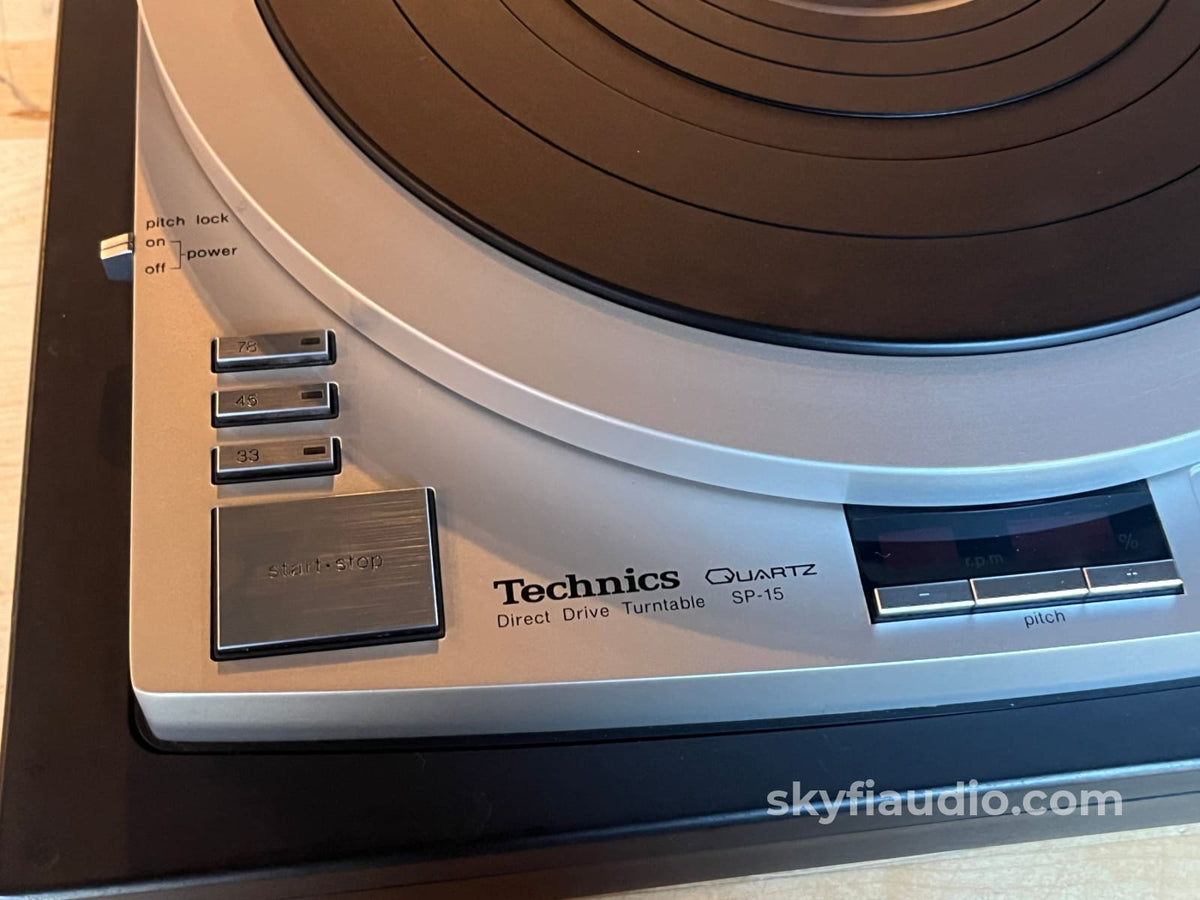Technics SP-15 Turntable w/New Sumiko Starling Cartridge and EPA-B500