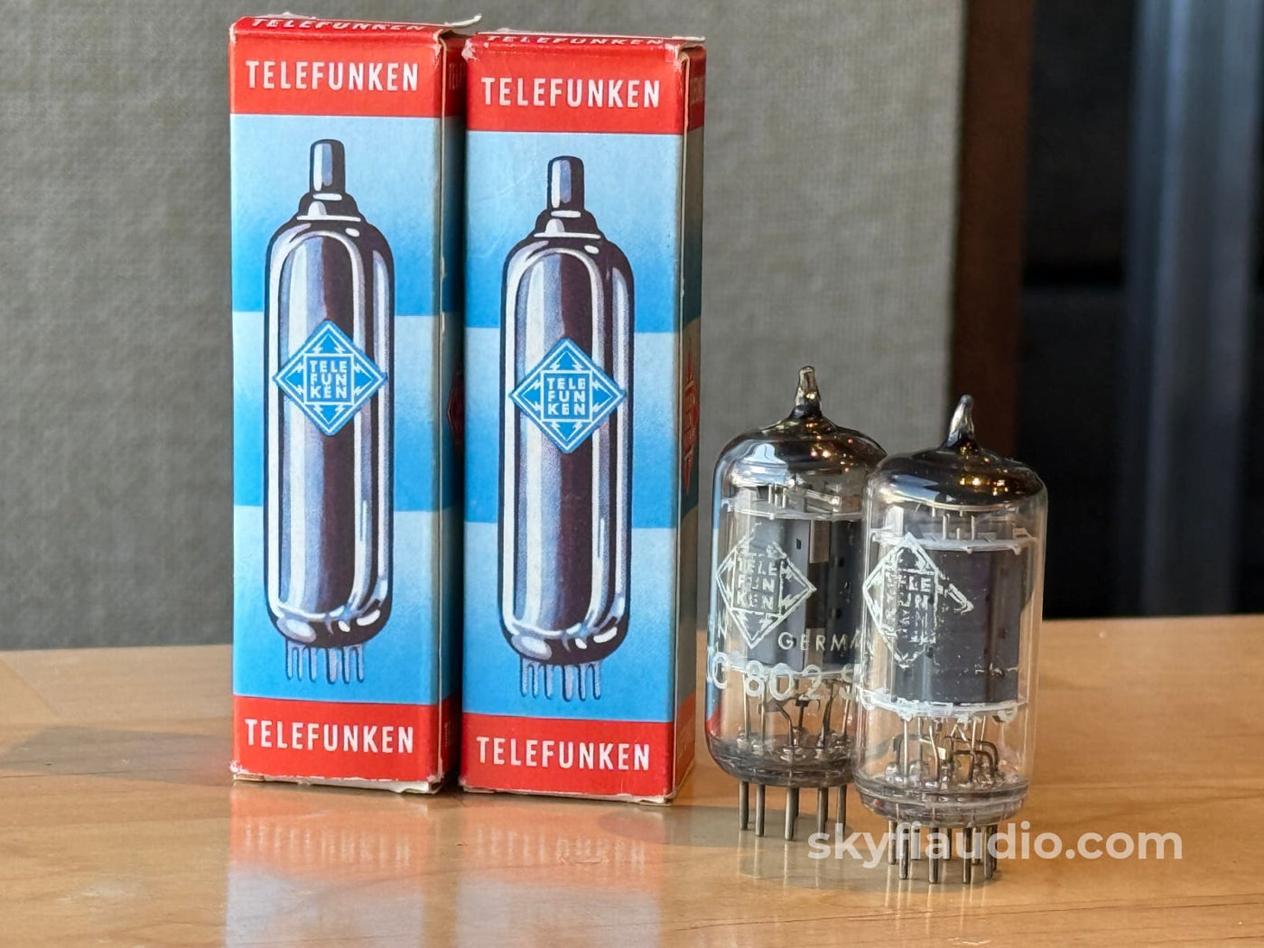Telefunken ECC802 S Matched and Balanced Tube Pair - Holy Grail 12AU7
