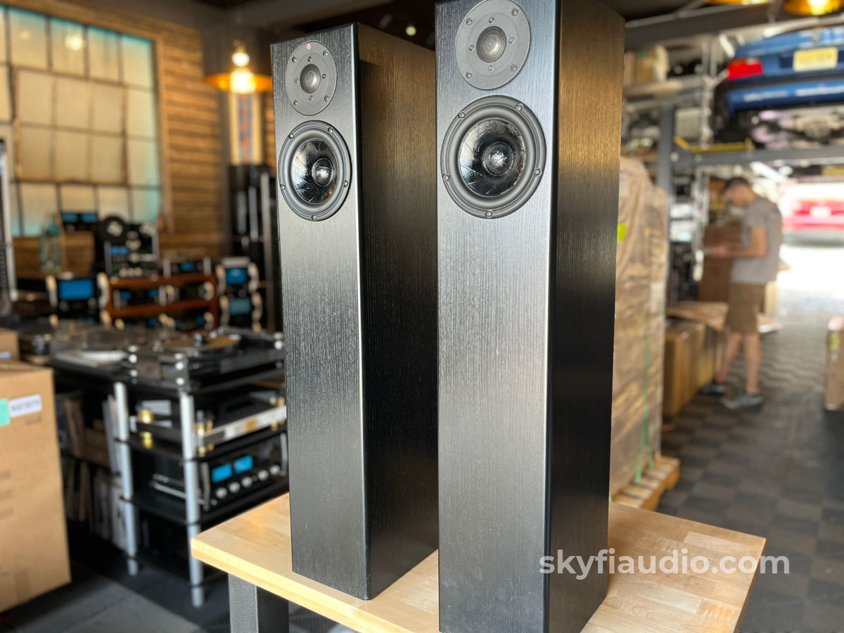 Totem Hawk Floorstanding Speakers - Black Ash