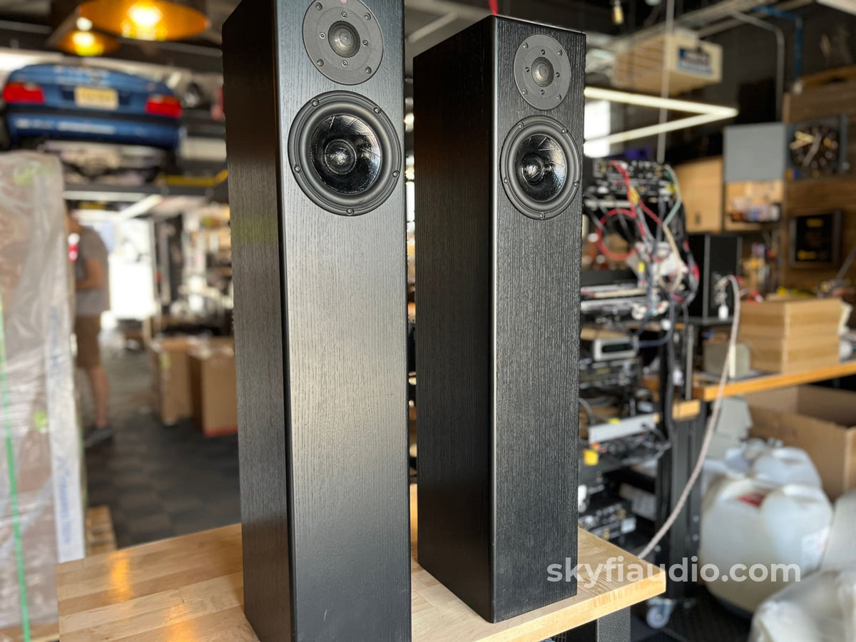 Totem Hawk Floorstanding Speakers - Black Ash