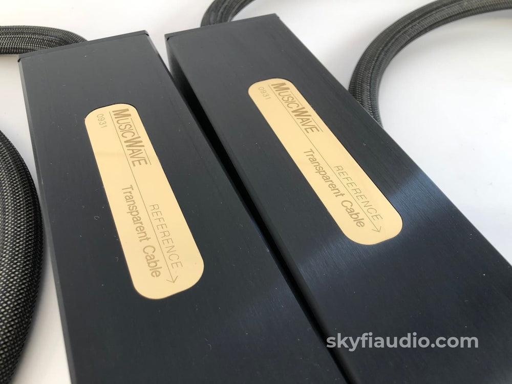 Transparent Audio MusicWave Reference Speaker Cables (Pair) - 2.5M