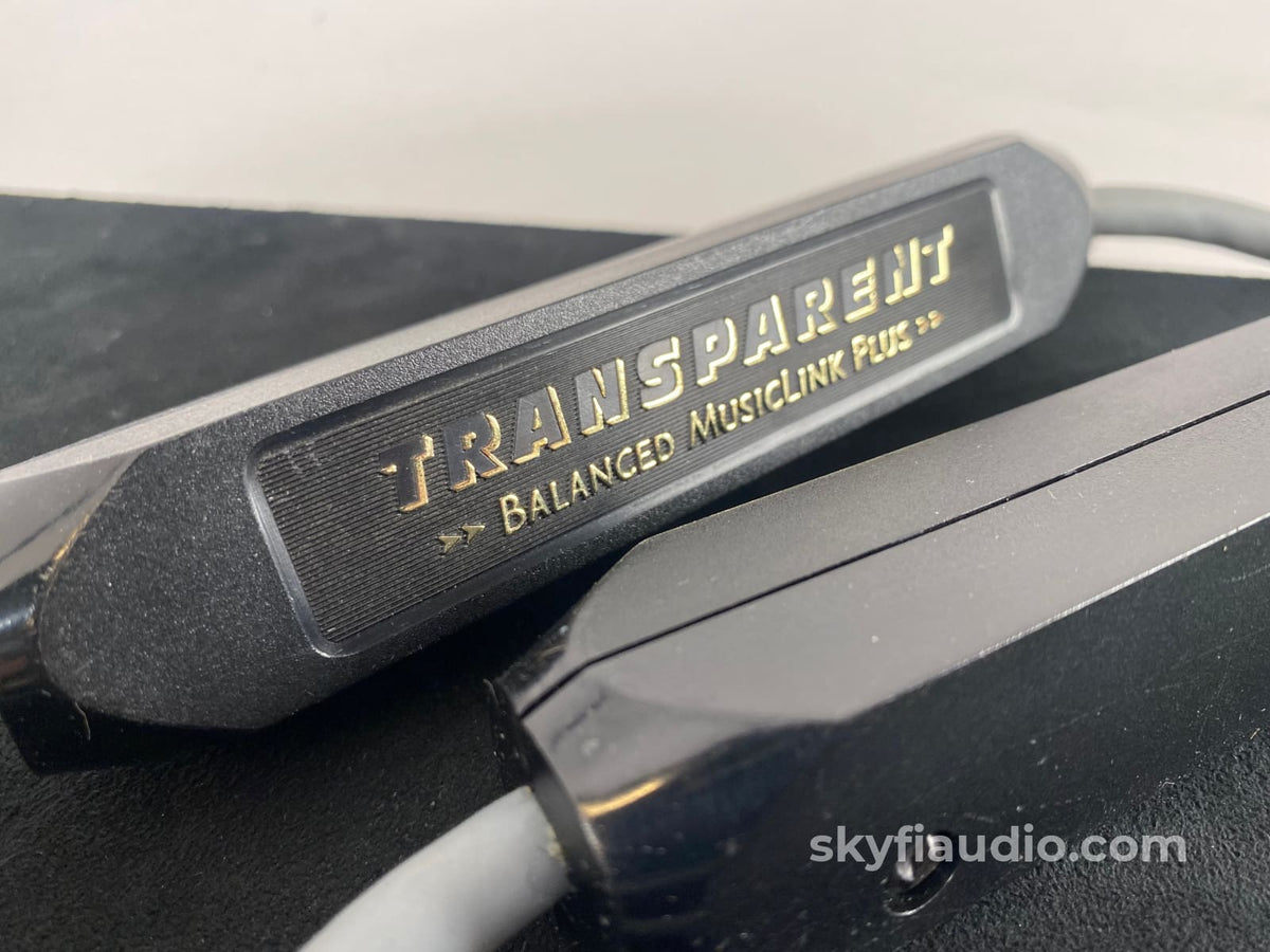 Transparent Cable Balanced MusicLink Plus XLR Audio Interconnects (Pai