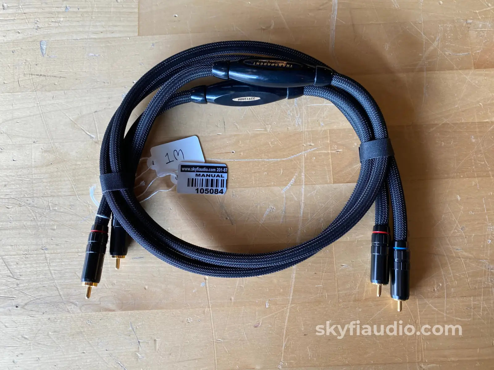 Transparent MusicLink Super RCA Interconnects (Pair) - 1m