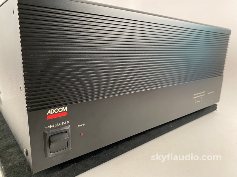 Adcom GFA-555 MKII Solid State Vintage Amplifier – SkyFi Audio