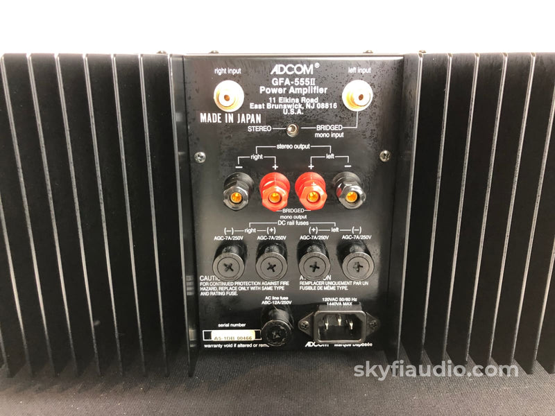 Adcom GFA-555 MKII Stereo Amplifier in Box – SkyFi Audio